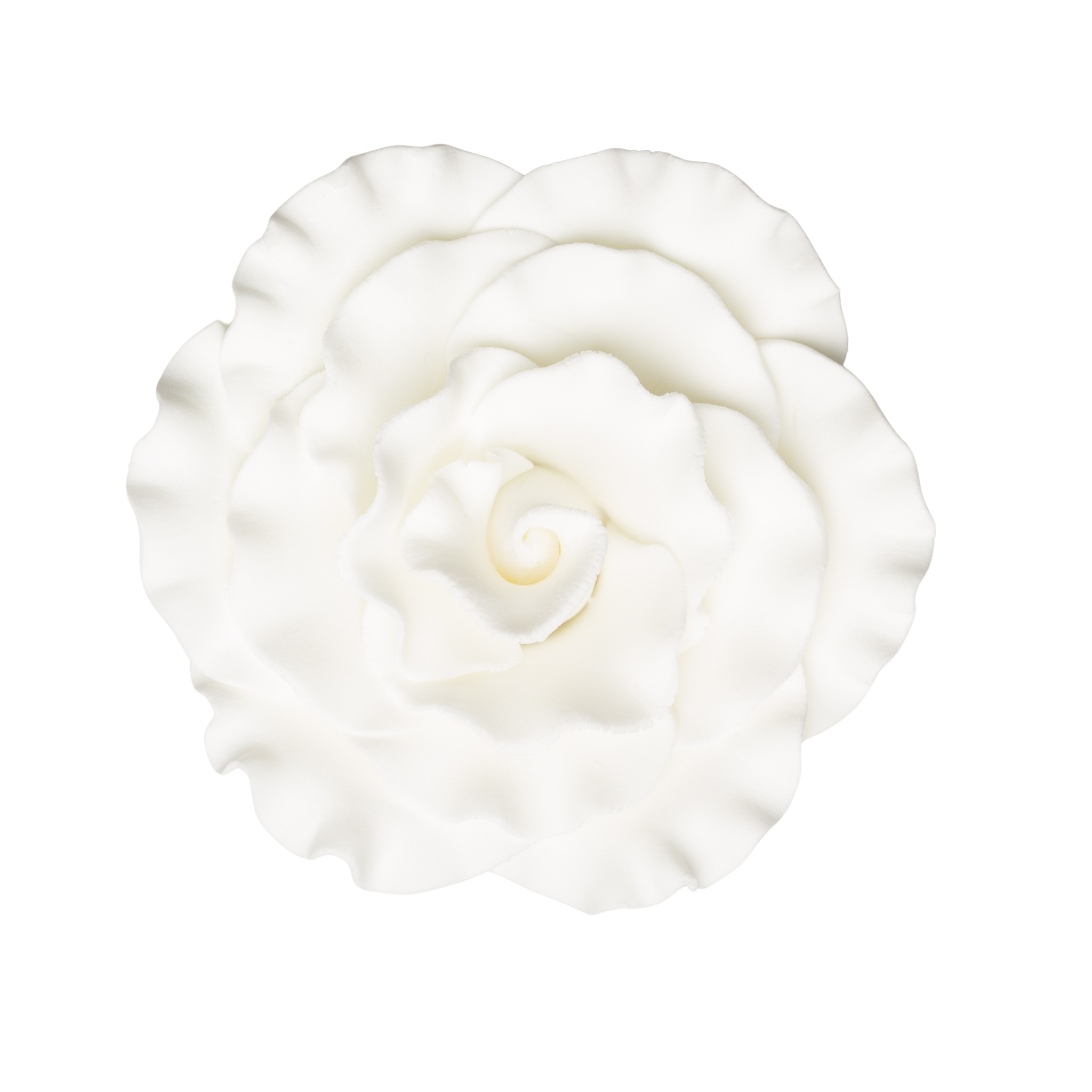 4" Formal Rose - White – Wholesale Sugar Flowers