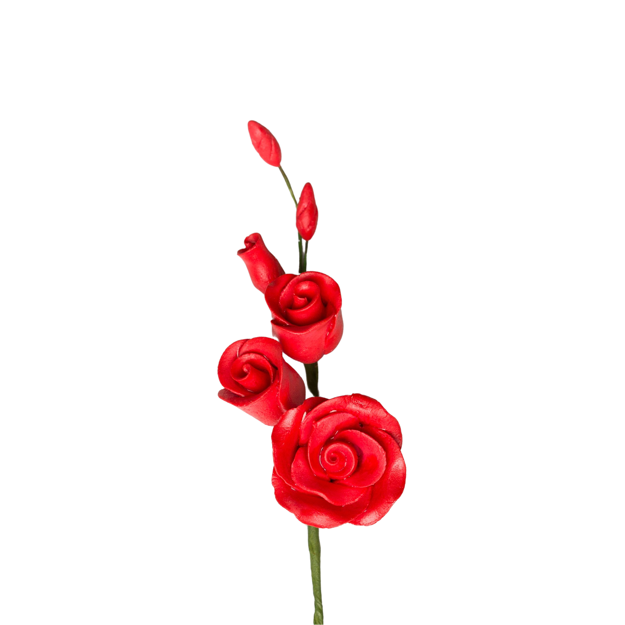 3" Rose Filler - Small - Red – Wholesale Sugar Flowers