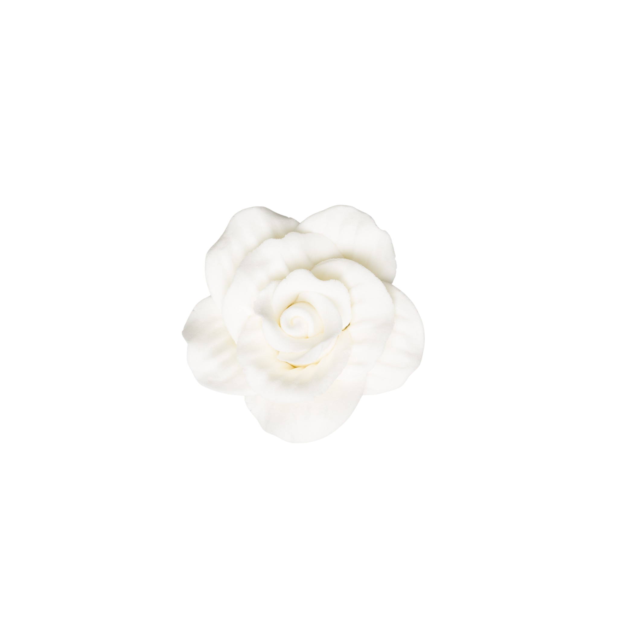 2" Ornate Rose - White - Small – Wholesale Sugar Flowers
