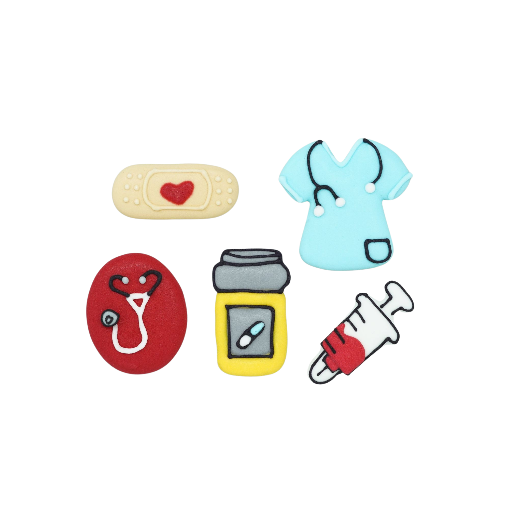 1.5" Medical Decorations – Wholesale Sugar Flowers