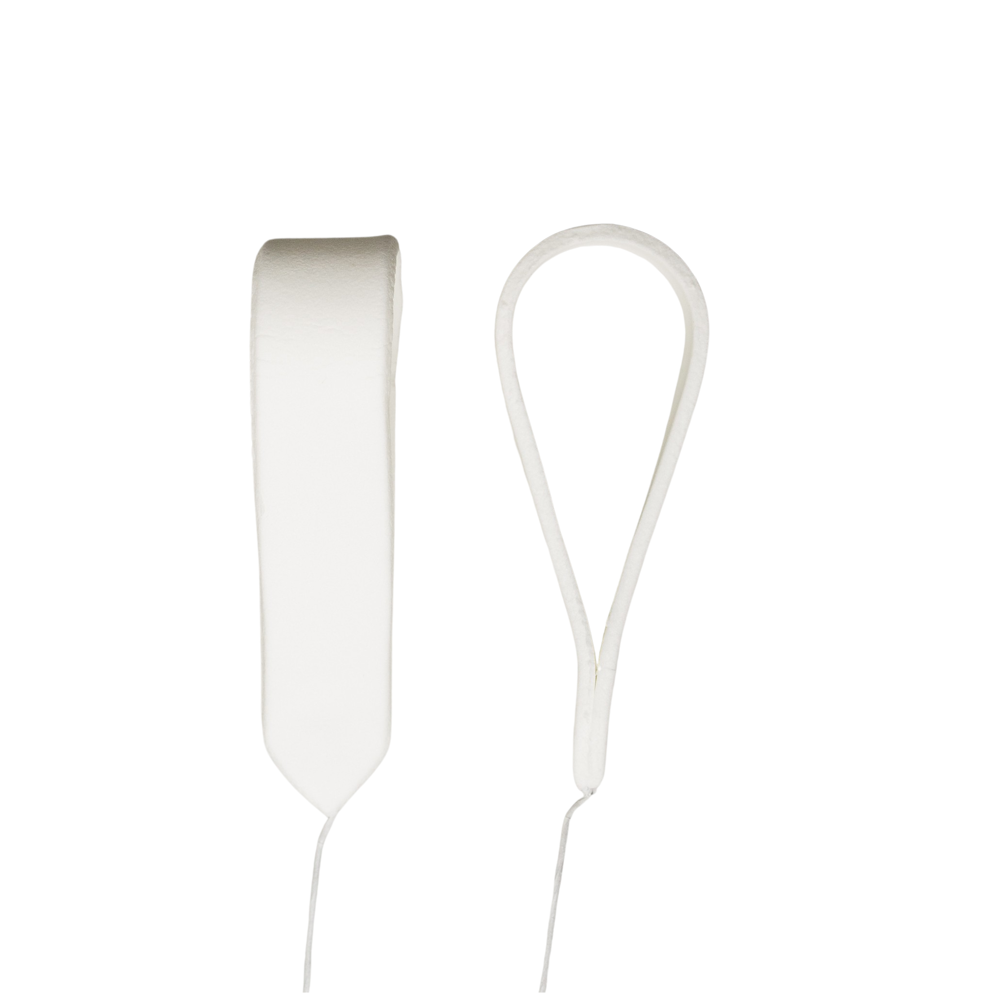 1/2" x 2.5" Bow Loops - Medium - White – Wholesale Sugar Flowers