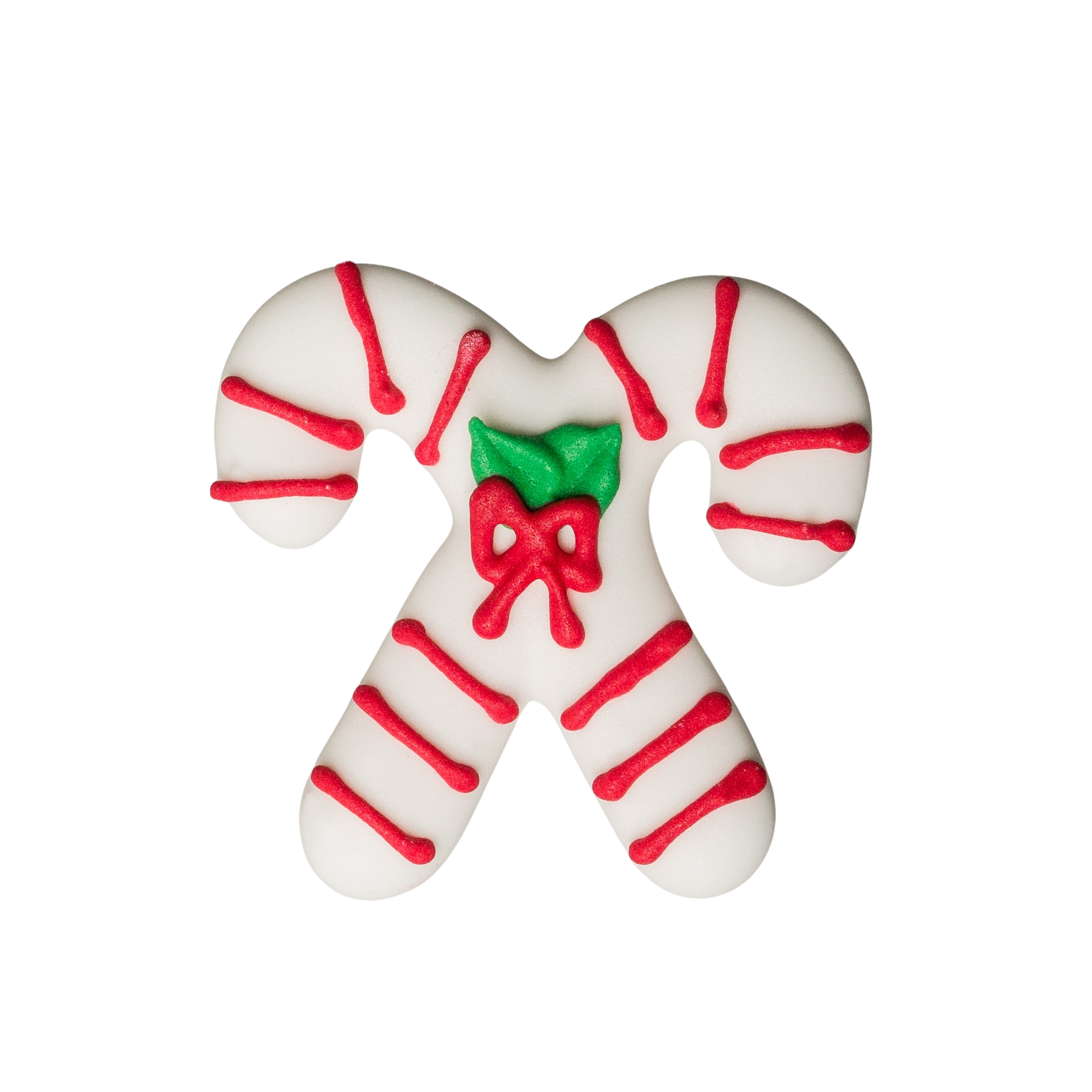 2" Royal Icing Double Candy Canes – Wholesale Sugar Flowers