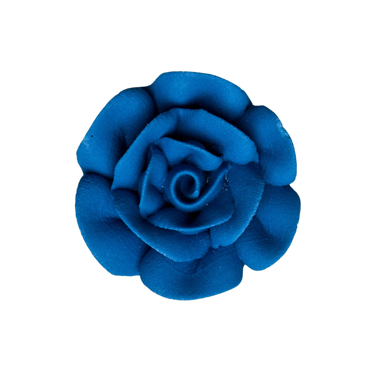 1.75" Royal Icing Rose - Large - Royal Blue – Wholesale Sugar Flowers