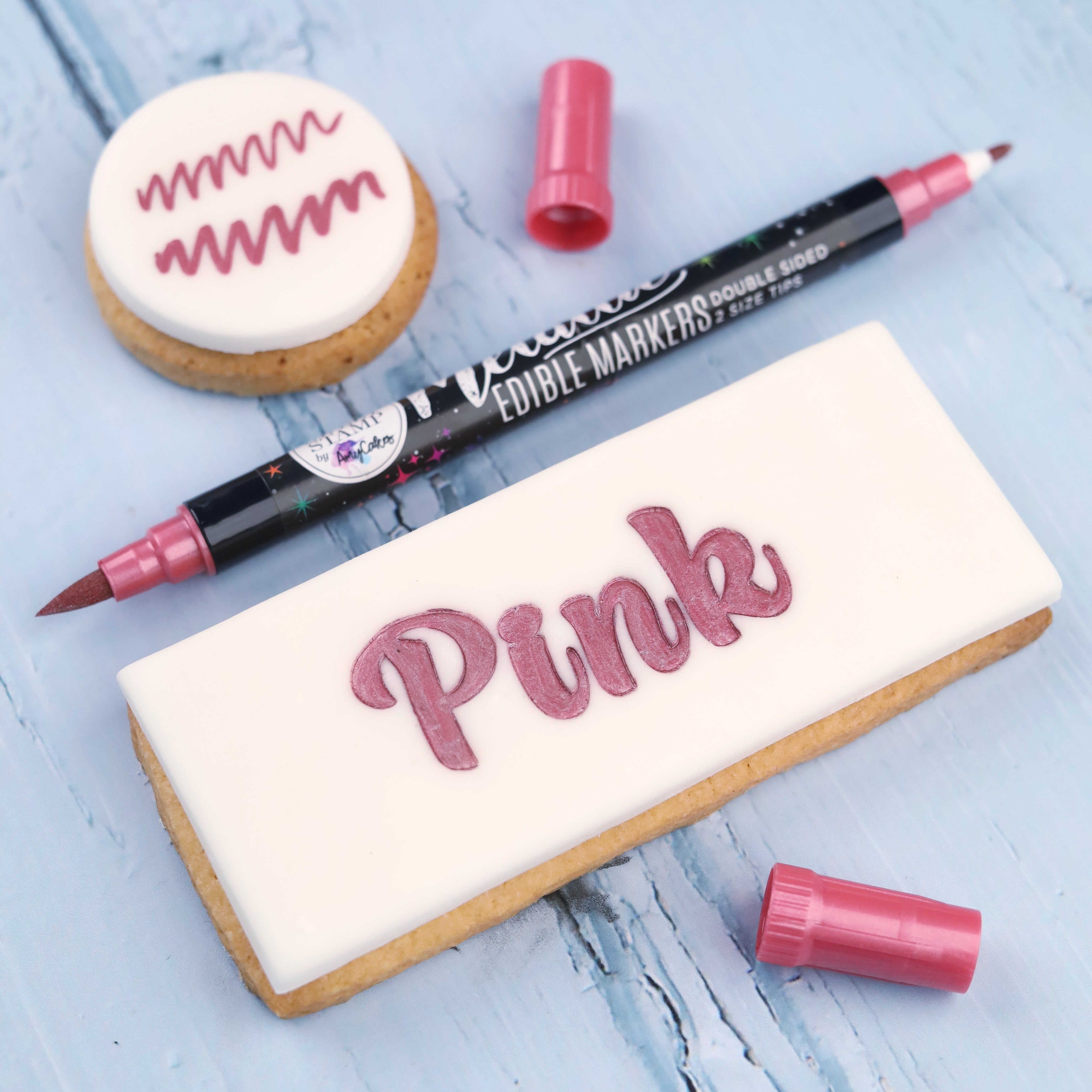 Sweet Stamp Metallic Edible Ink Marker - Pink – Wholesale Sugar Flowers