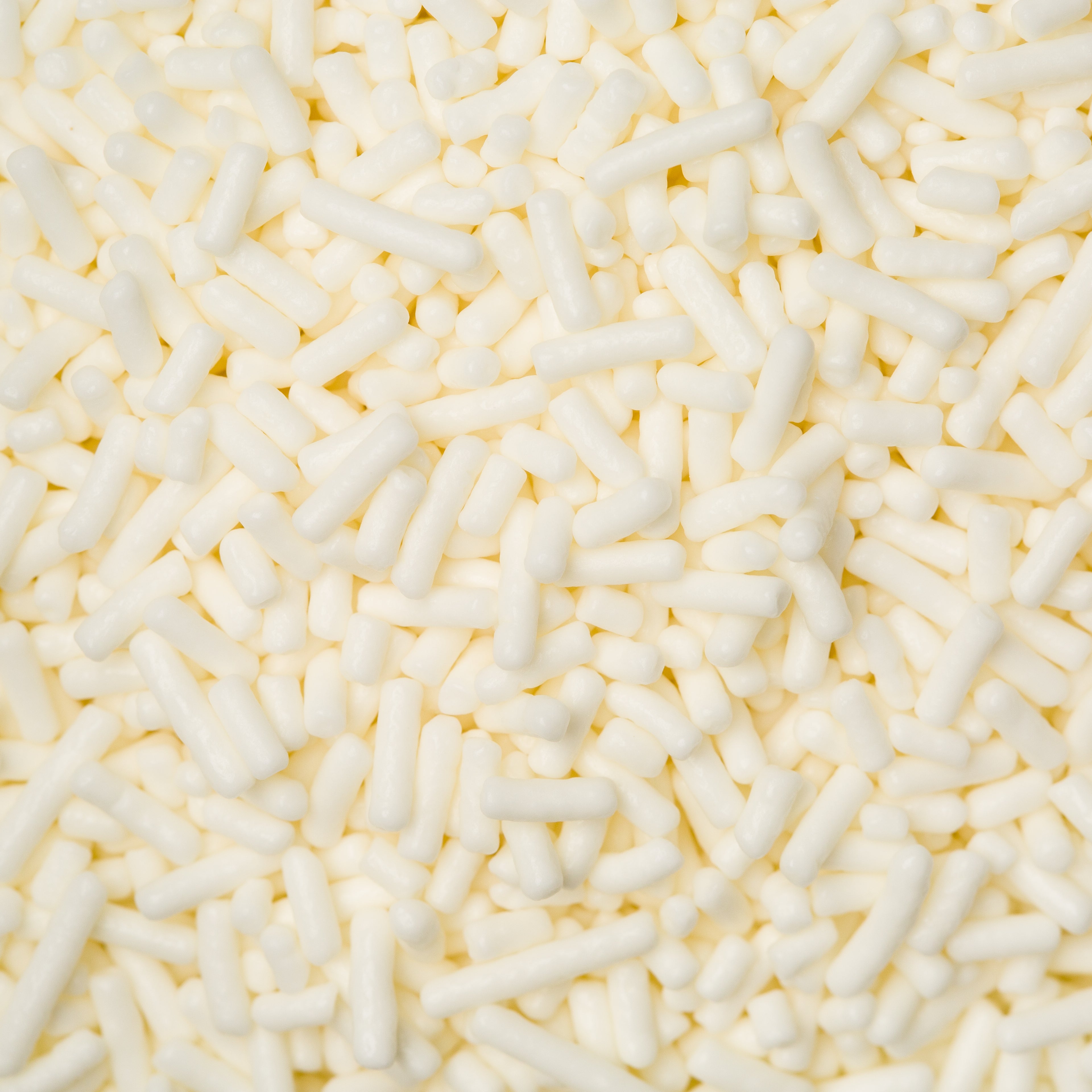 White Sprinkles - Jimmies – Wholesale Sugar Flowers